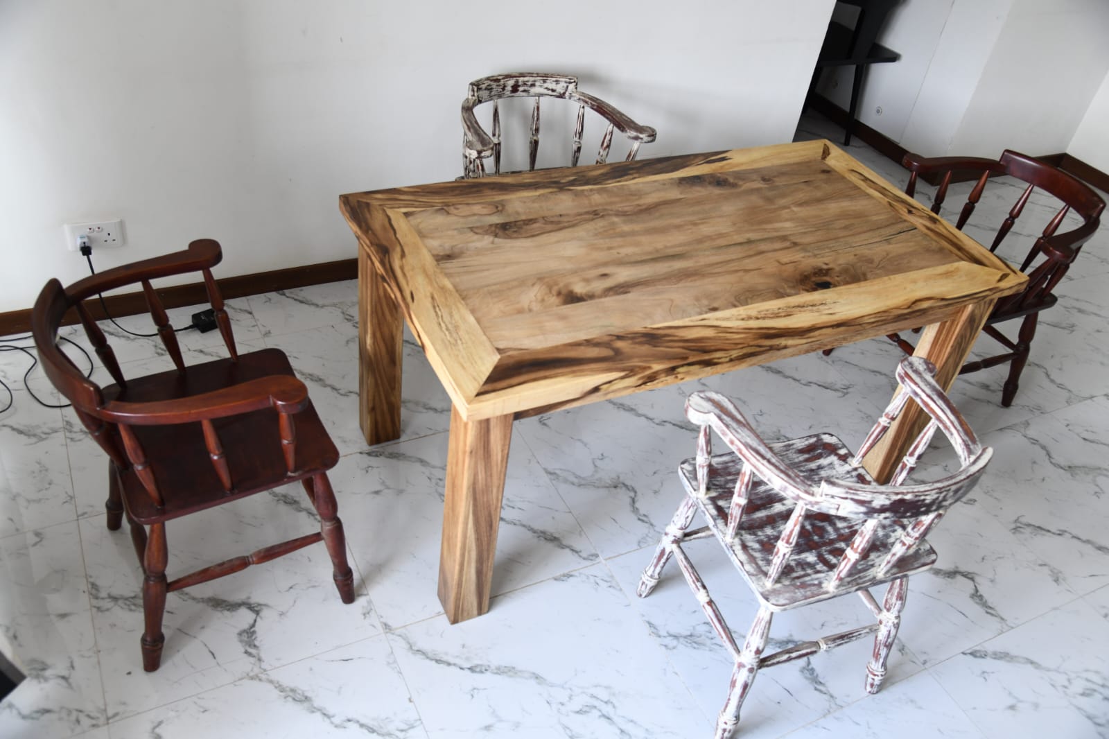 Rustic Oak Dining Table - My Rustic Place